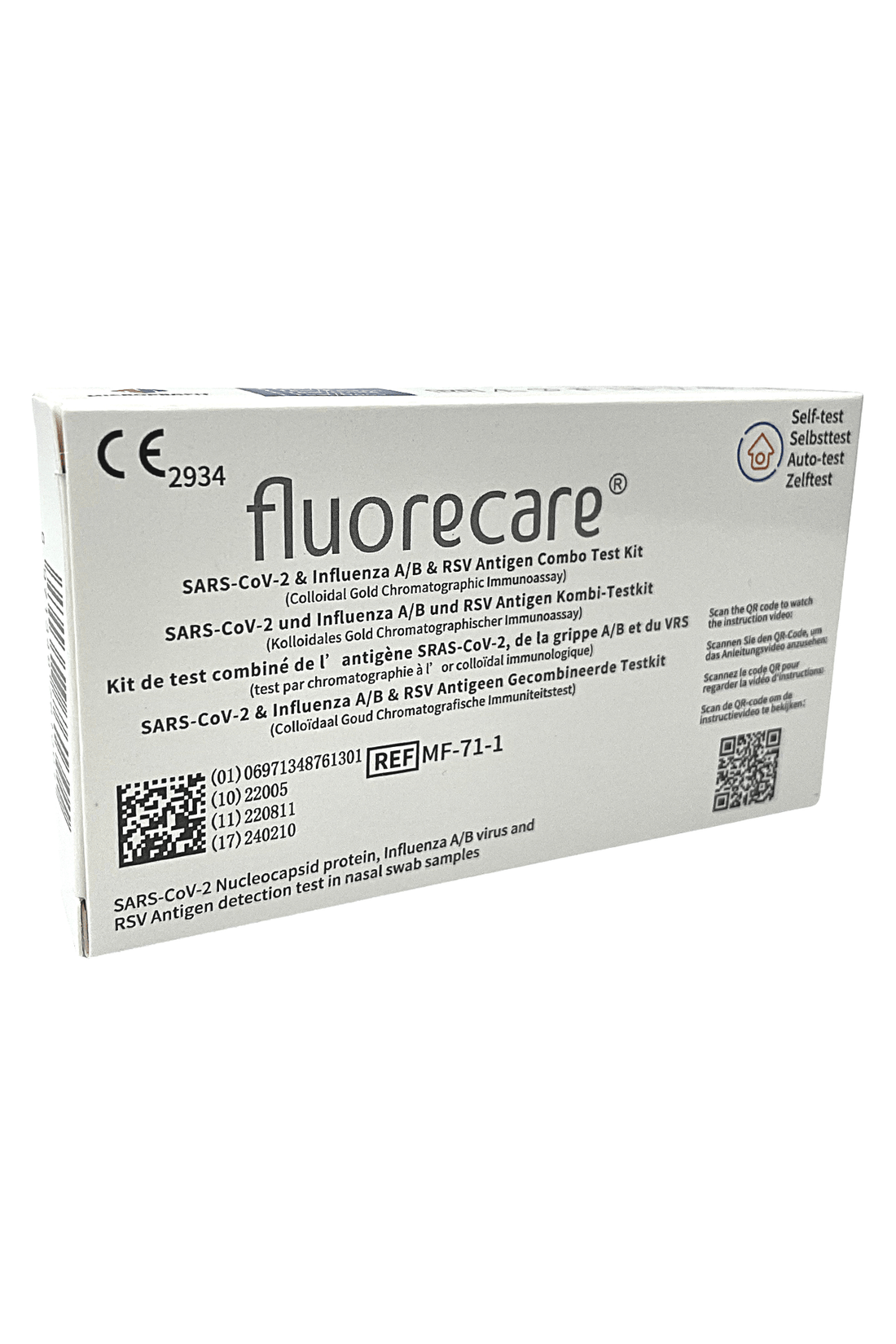 Fluorecare SARS-CoV-2 & Grypa A/B & RSV Test Kit - My Health Oasis