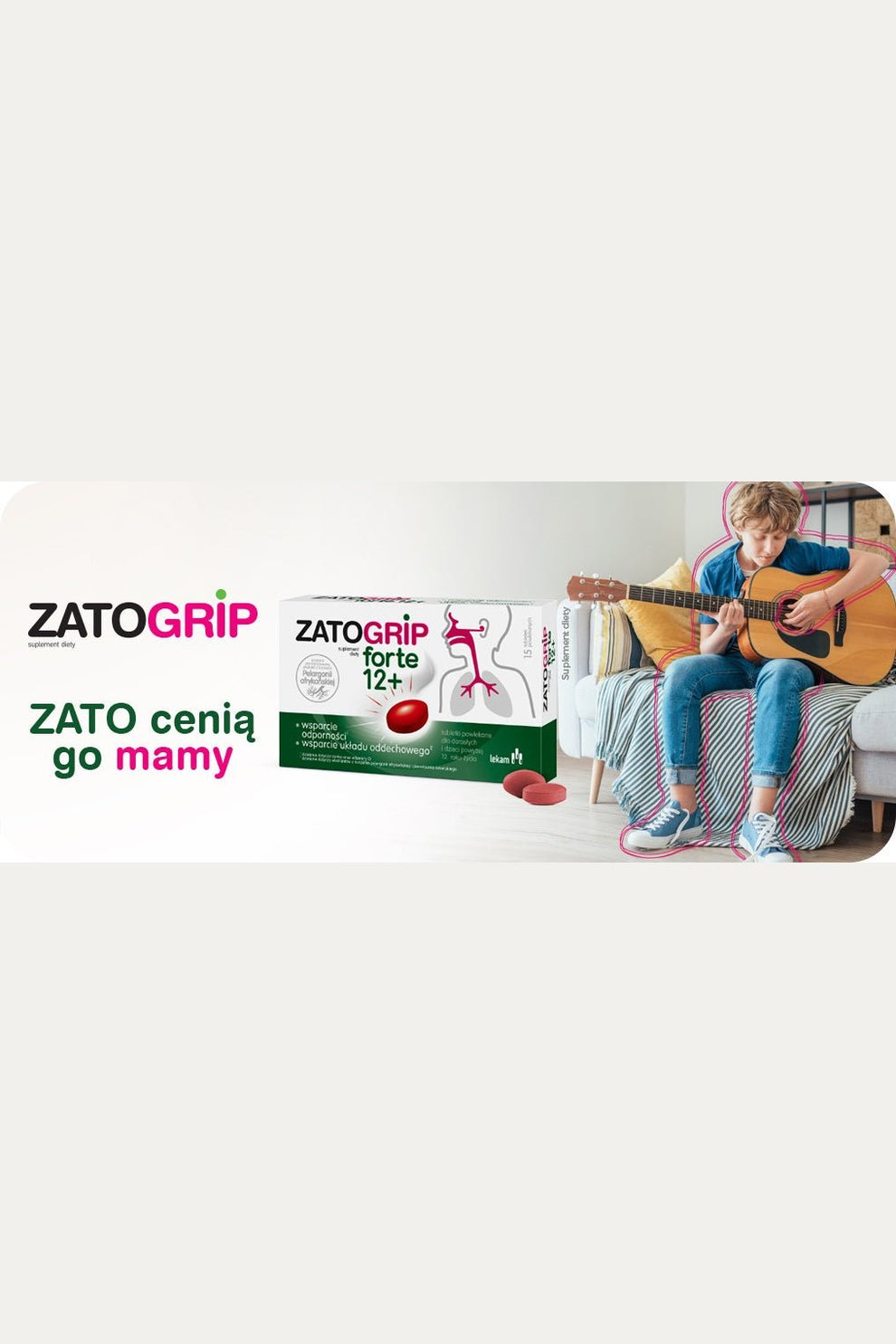 ZatoGrip Forte 12+ - 15 Tablets - My Health Oasis